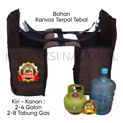 Jual Tas Motor Kurir Muatan Gas Galon 100Kg Lebih Tas Obrok Jumbo ...