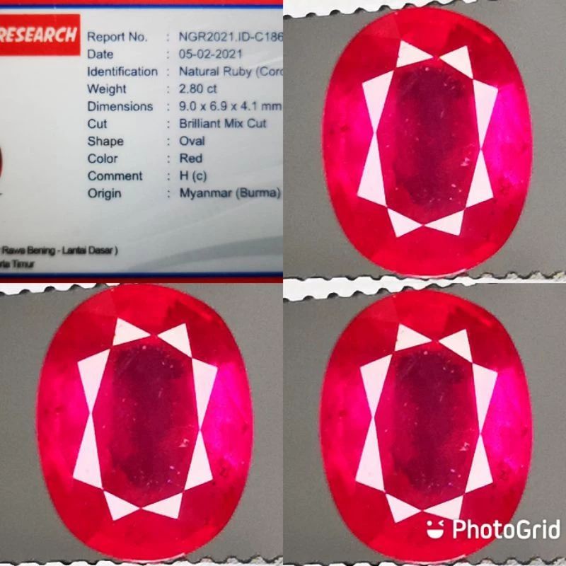 Jual NATURAL RED RUBY BURMA+MEMO NGR | Shopee Indonesia