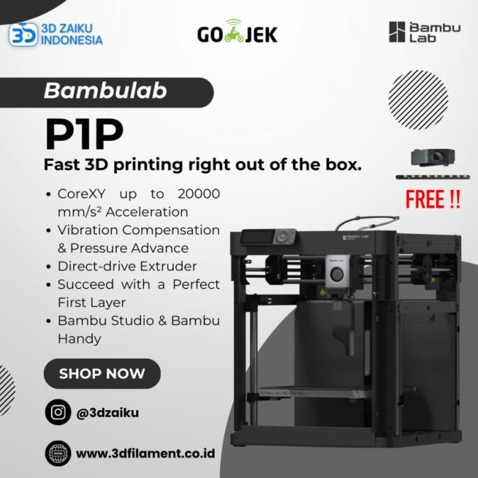 Jual bambulab p1p corexy 3d printer high speed autolevel magnetic bed ...