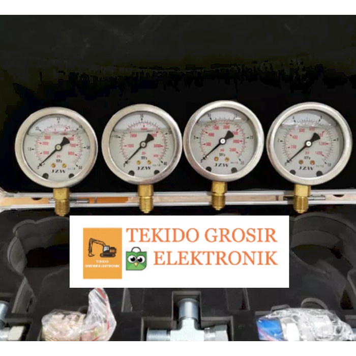 Jual PRESSURE HYDRAULIC / TEST GAUGE ALAT BERAT / TESTER KIT / TESTER ...