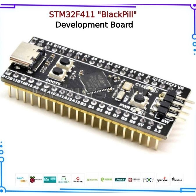 Jual STM32F411 CEU6 STM32F4 Black Pill MicroPython Development Board STM32 | Shopee Indonesia