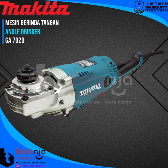 Jual Makita Mesin Gurinda Tangan GA 7020 7 Inch 2200 Watt 7" GA7020 ...
