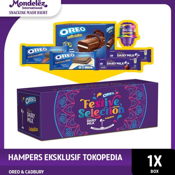 Jual Mondelez Hampers Snack Biskuit Coklat - Oreo Cadbury - Paket ...