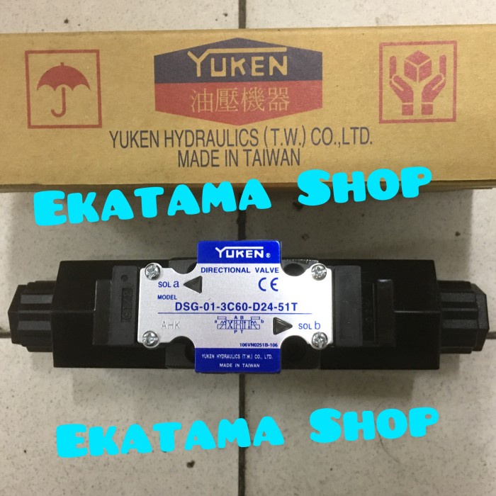 Jual Solenoid Valve Yuken - DSG-01-3C60-D24-51T | Shopee Indonesia