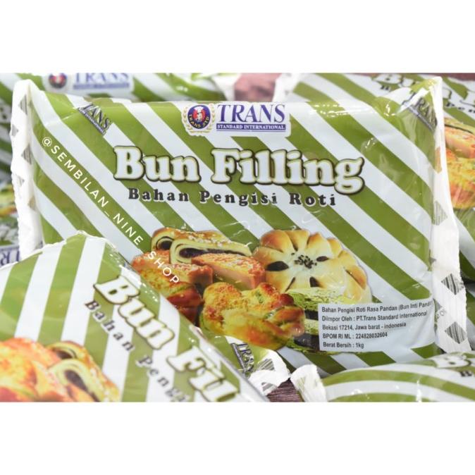 Jual TRANS PANDAN Bun FILLING 1 Kg Isian Roti Bakpao Pau Pastry Mochi ...