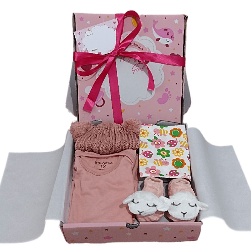 Jual Hampers lahiran kado hadiah bayi newborn baru lahir baby girl gift ...