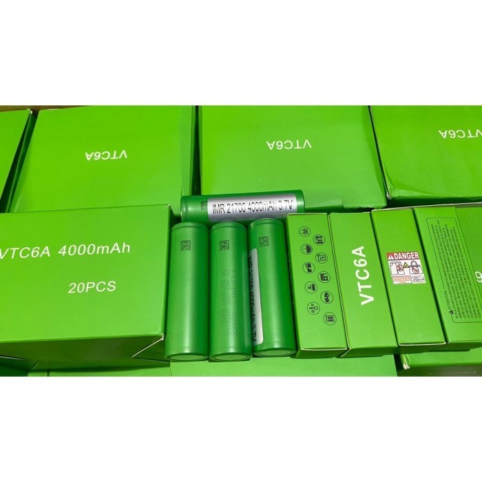 Jual BATERAI 21700 SONY VTC6A AUTHENTIC 4000 MAH 30A VTC 6 A BATTERY ...