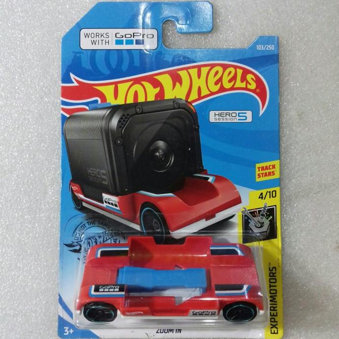 Jual HOT WHEELS ZOOM IN. CARD EXPERIMOTORS. WORK WITH GOPRO. TRACK ...