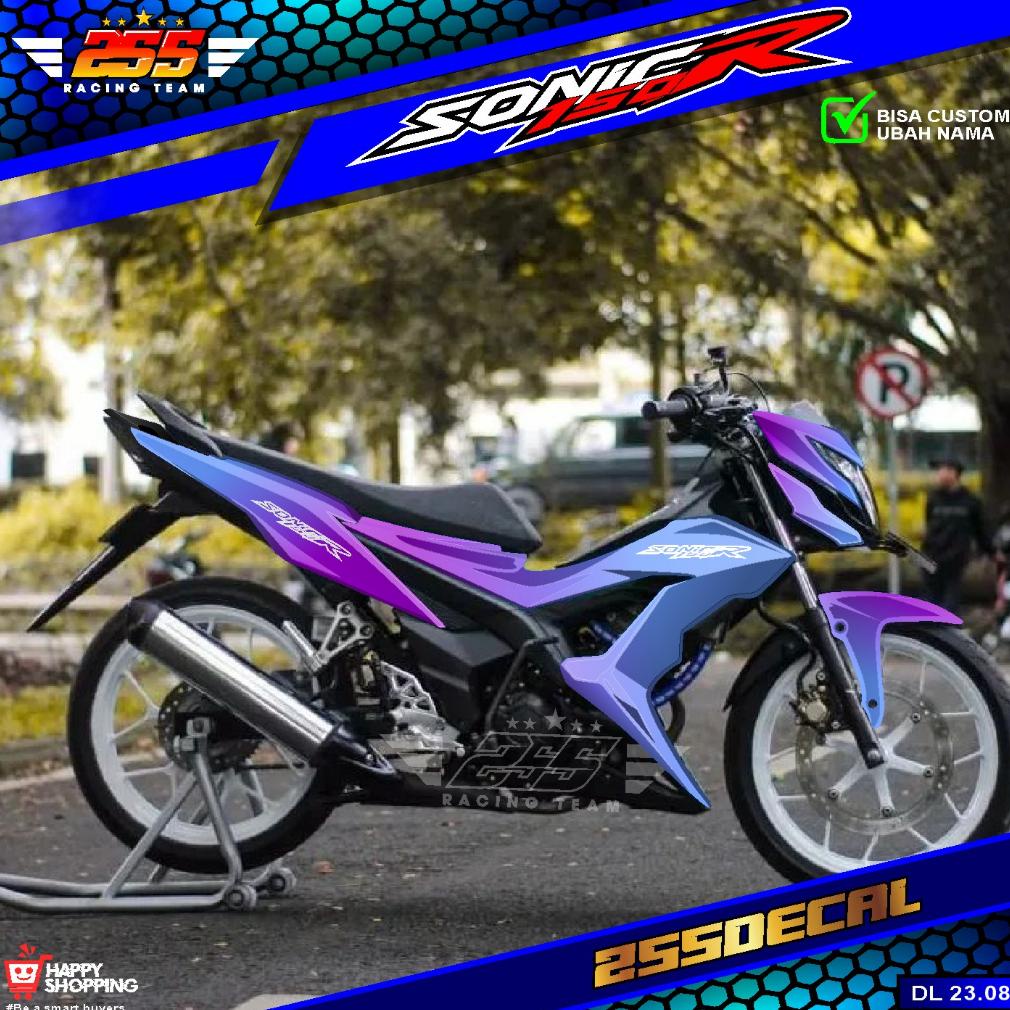 Jual (COD) Decal Sticker Honda SONIC 150R Fullbody Fullblok Desain ...