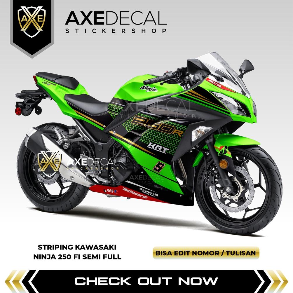 Jual Striping Ninja 250 Fi Livery KRT / Kawasaki / Stock Decal Semi ...