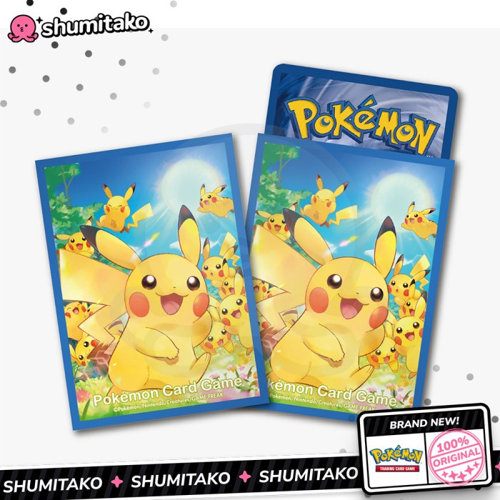 Jual Pokemon Center Original TCG Pikachu Sleeves | Shopee Indonesia