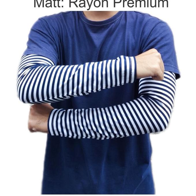 Jual Manset Tangan Garis Premium Manset Tangan Stripe 40cm Manset ...