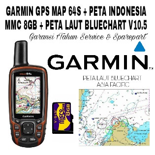 Jual Garmin Gps Map 64S + Peta Laut Bluechart ( Paket Murah ...