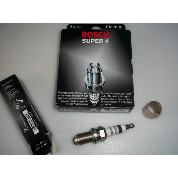 Jual busi bosch super 4 - fr78x (1 set 4 pcs) | Shopee Indonesia