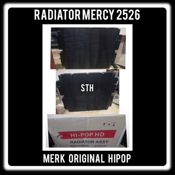 Jual Radiator Bus Mercy 2525 Mercy 2526 Merk Hipop Original Kemasan ...