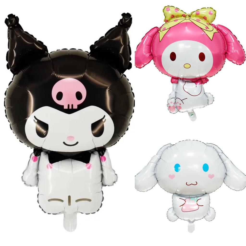 Jual Balon Foil Sanrio Jumbo (Kuromi, My Melody, Cinnamoroll) | Shopee ...
