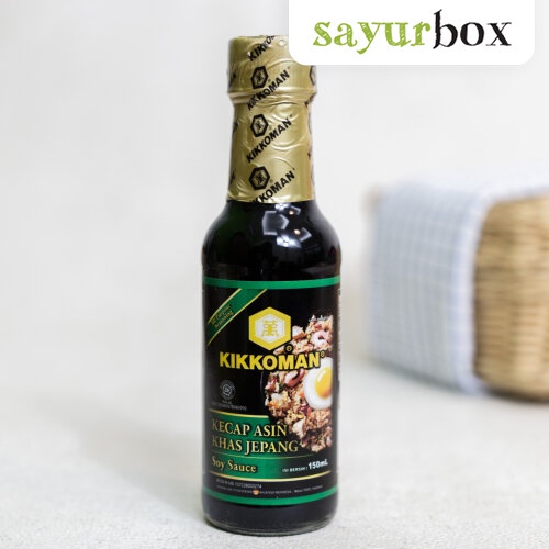 Jual Kikkoman Kecap Kecap Asin Khas Jepang Botol 150 ml Sayurbox ...