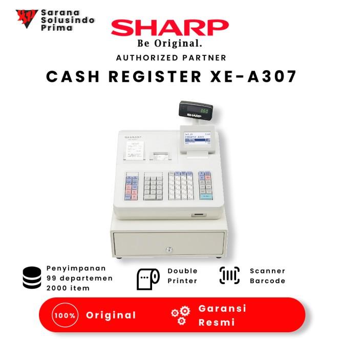 Jual Mesin Kasir Elektronik Sharp Xe-A307W - Mesin Kasir Jabodetabek ...