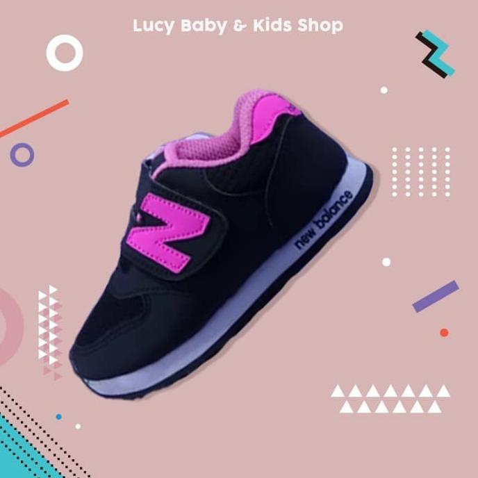 Jual Sneakers Anak / Sepatu Olahraga Anak / Sepatu Anak Hitam Pink ...