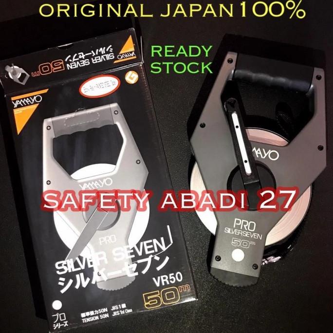 Jual Meteran YAMAYO 50M / Silver Seven VR50 Steel Plat Baja Asli Japan ...