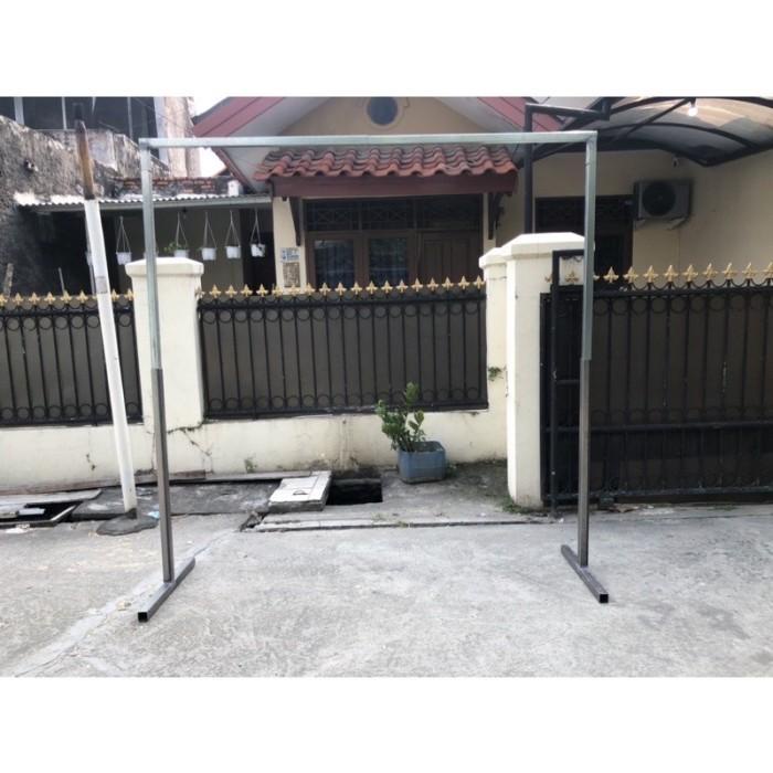 Jual Tiang Backdrop / Tiang Dekorasi / Tiang Gawang Besi 4X4 | Shopee ...