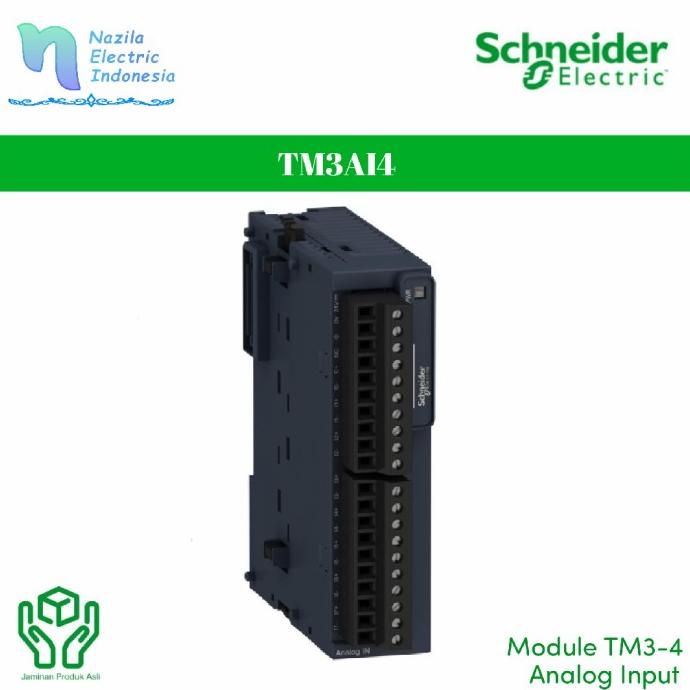 Jual Schneider TM3AI4 Modicon TM3-4A I/O Analog Input PLC Original | Shopee Indonesia