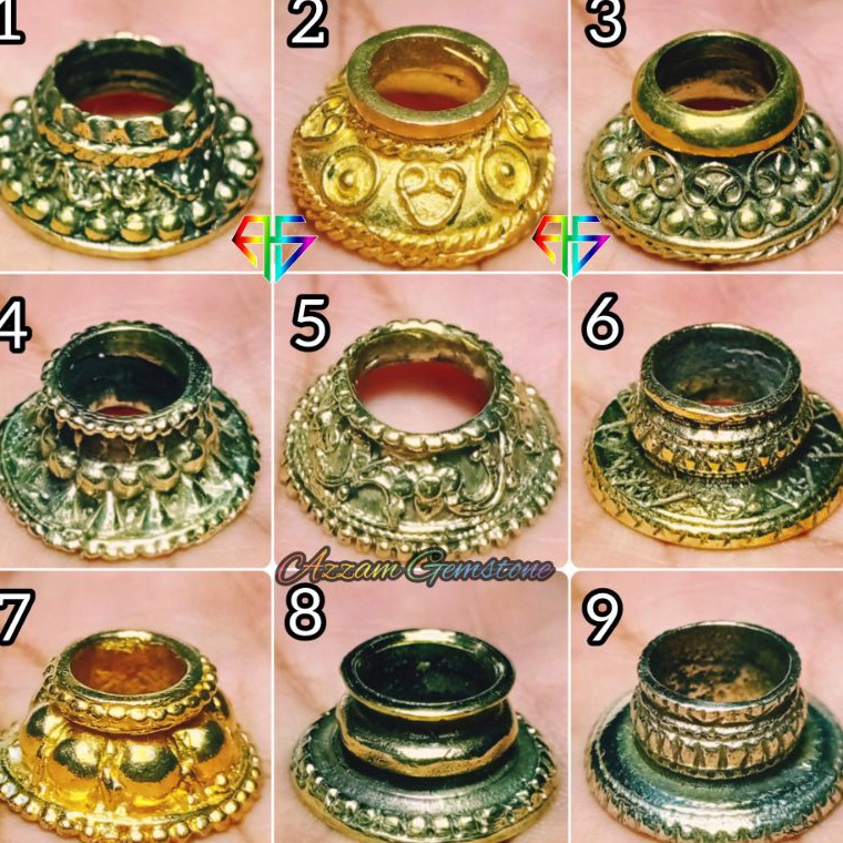 Jual hj5454 Mendak Selut Ring Logam Kuningan bkn Perak Monel Stainless ...