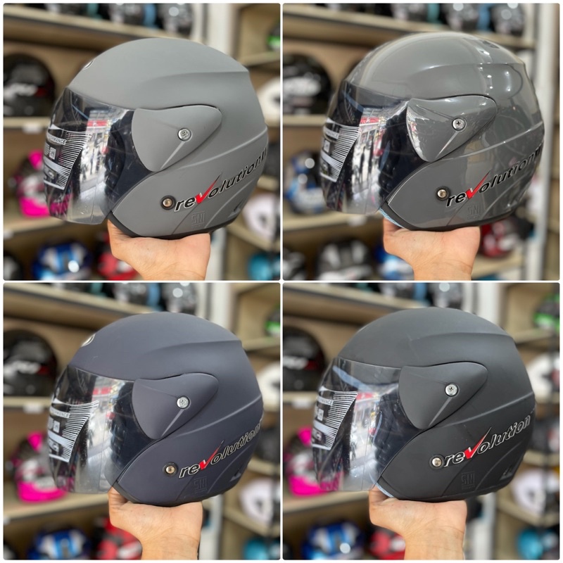 Jual HELM STANDAR MERK ACH MIRIP GM EVO | Shopee Indonesia