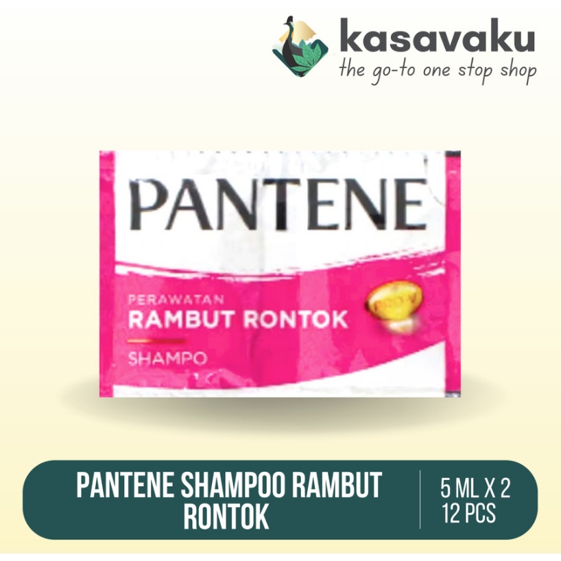 Jual Shampoo Pantene pink - perawatan rambut rontok (12 sachet / 1 ...