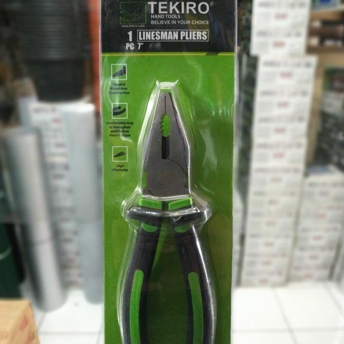 Jual Produk Unggulan] Tang kombinasi Tekiro 7 inch | Shopee Indonesia