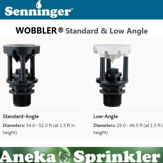 Jual Wobbler Standard & Low Angle 1/2" Senninger Sprinkler | Shopee ...