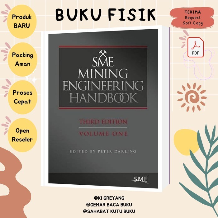 Jual Hot Sale Sme Mining Engineering Handbook Third Edition Volume