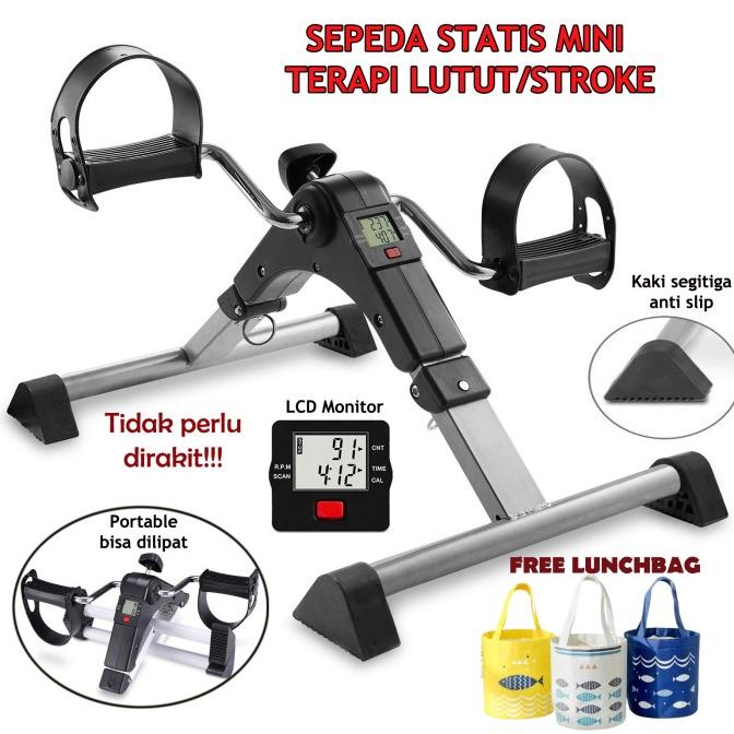 Jual SEPEDA STATIS MINI PORTABLE TERAPI KAKI SENDI TULANG LUTUT STROKE ...