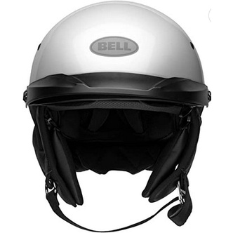 Jual Bell Pitt Boss White Helm Retro Helm Classic Helm Half Face ...