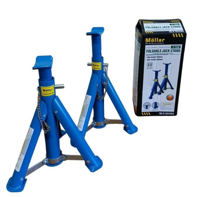 Jual Mollar Foldable Jack Stand Lipat 3 Ton / 3T Tahanan Dongkrak Lipat ...