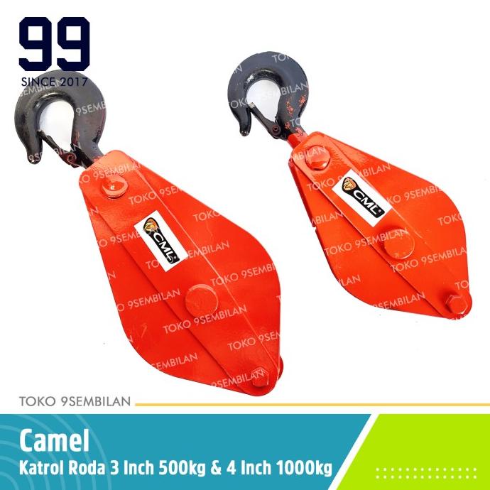 Jual New Roda Katrol Kerekan Timba Sumur Kapal 3" 500Kg & 4" 1000Kg Ton ...