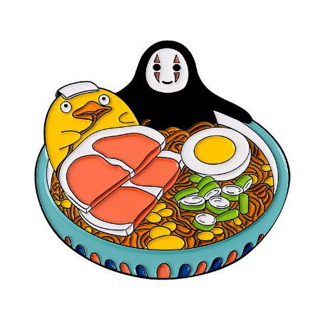 Jual SPIRITED AWAY KAONASHI RAMEN ENAMEL PIN BROS GHIBLI NO FACE OTORI ...