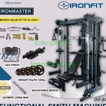 Jual BEST PRICE PAKET FUNCTIONAL SMITH MACHINE -IRONMASTER | Shopee ...