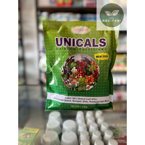 Jual Calsium UNICALS Calsium Fertilizer CaCO 99% Isi 1 kg | Shopee ...