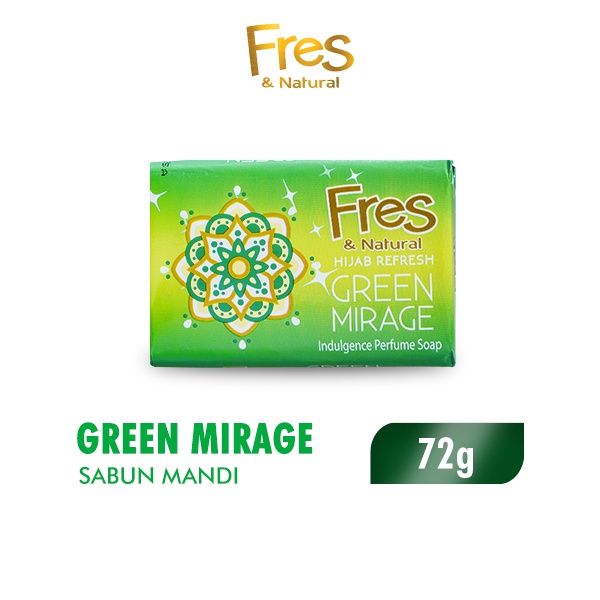 Jual FRES&NATURAL Sabun Mandi Batang Green Mirage 76gr | Shopee Indonesia