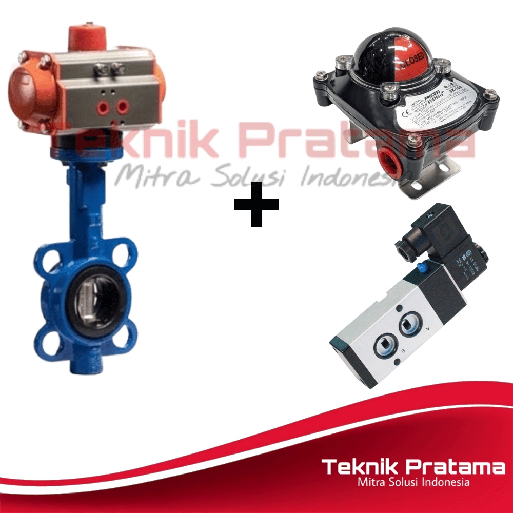 Jual Actuator Butterfly Valve Disc Stainless Steel 304 CI 8" Double ...