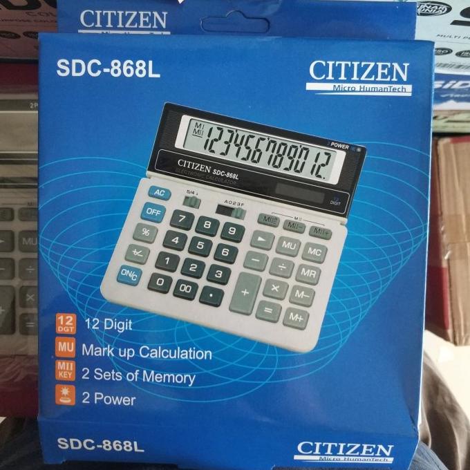 Jual Kalkulator Citizen SDC-868L(12 Digit) | Shopee Indonesia