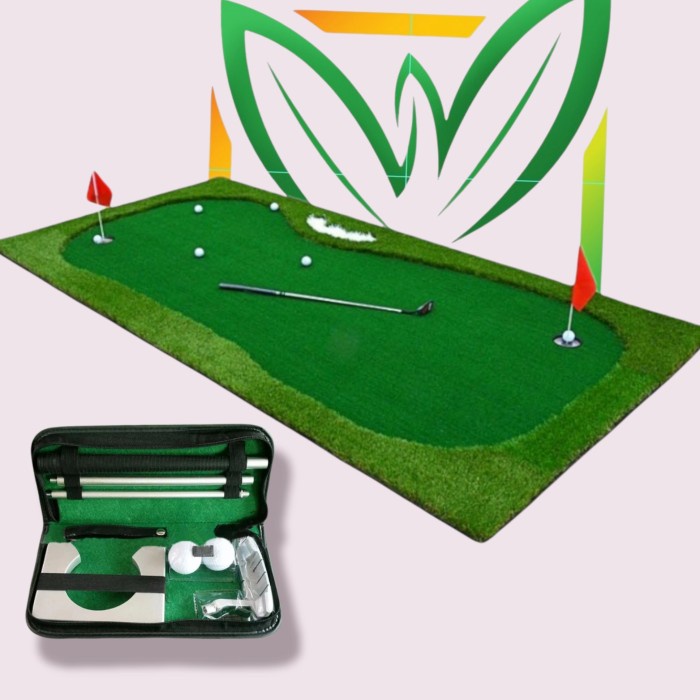 Jual Lapangan Mini Golf Podable 120 x 250 cm plus Stick Putter Golf ...