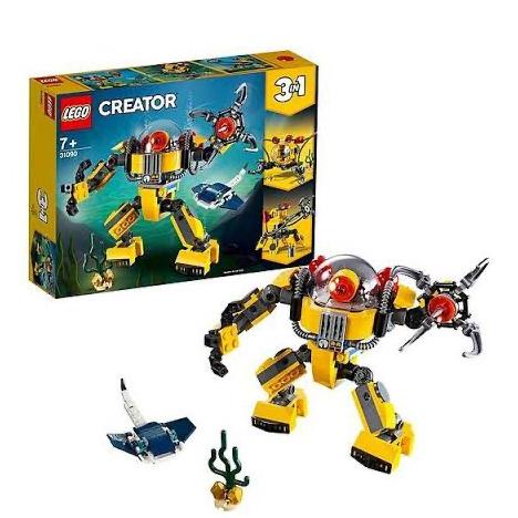Jual LEGO CREATOR 31090 3 in 1 UNDERWATER ROBOT ORIGINAL LEGO ROBOT ...