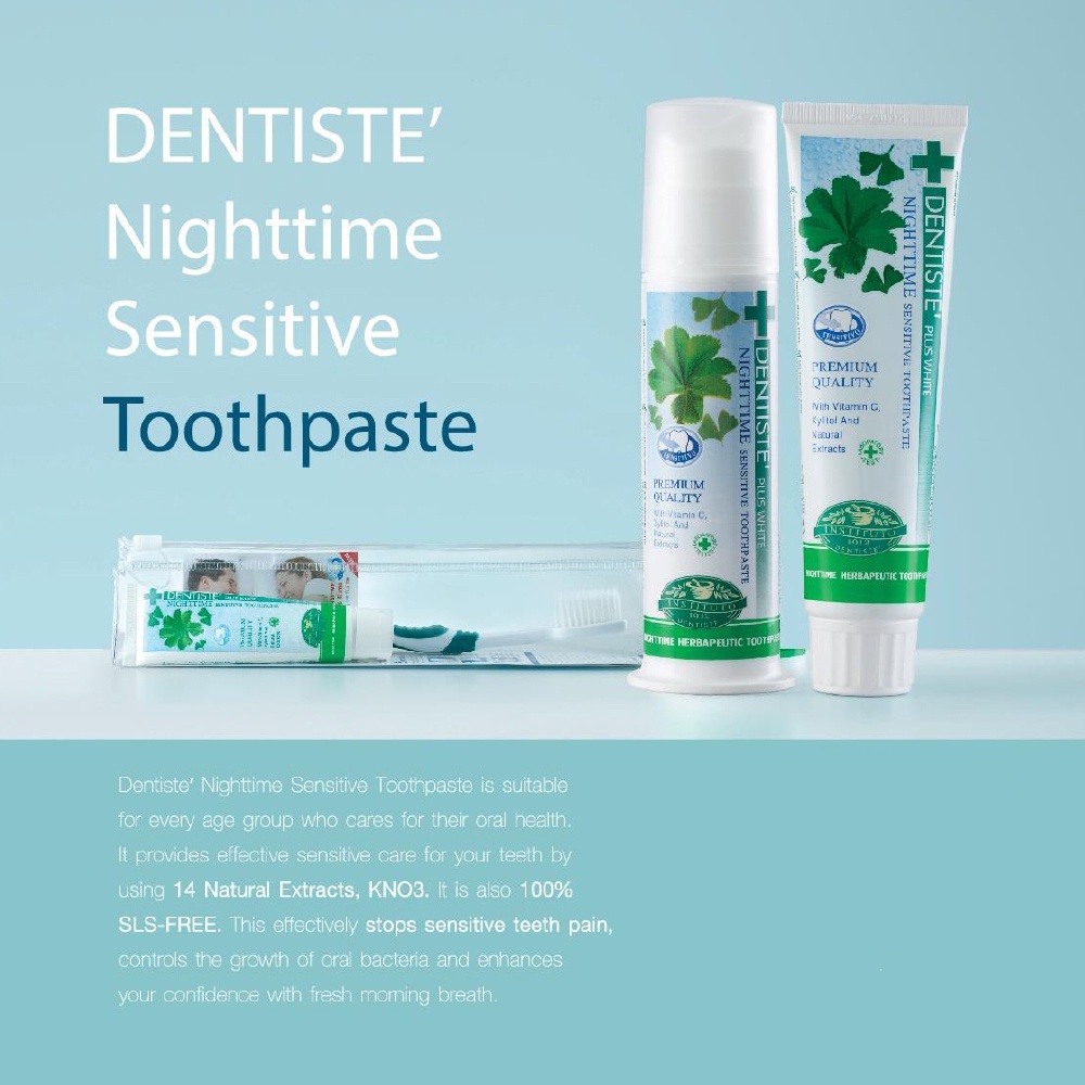 Jual DENTISTE Nighttime Toothpaste (Tube) 100g / Pasta Gigi Premium ...