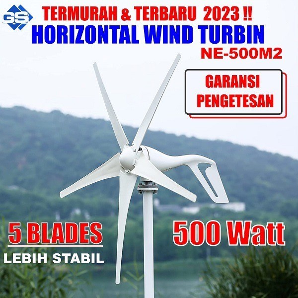 Jual Turbin Angin / Wind Turbine 500W + Controller / Wind turbine ...