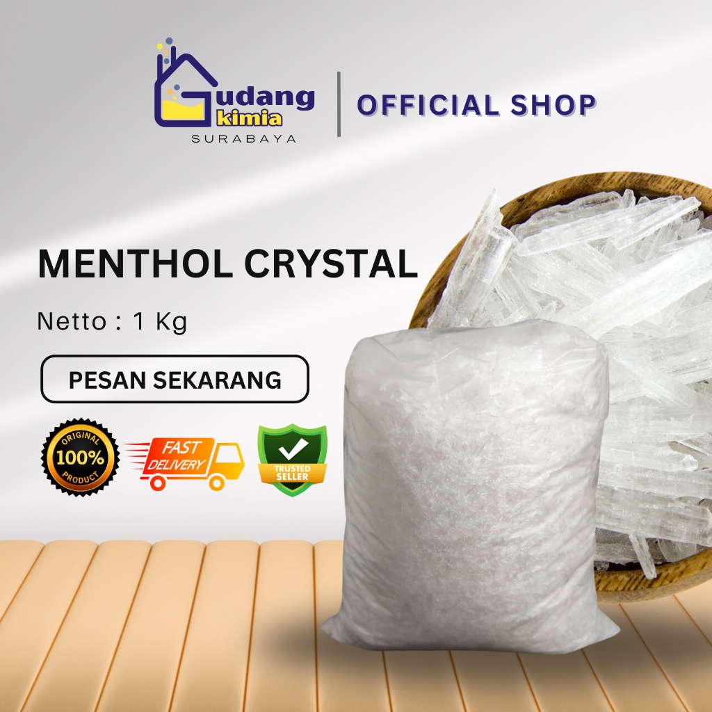 Jual Menthol Crystal / Menthol Kristal Food Grade 1 KG | Shopee Indonesia