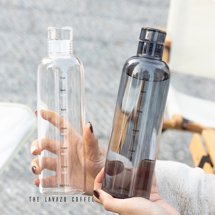 Jual Botol Minum Kaca Bening Premium Aesthetic Water Bottle Anti Tumpah | Shopee Indonesia