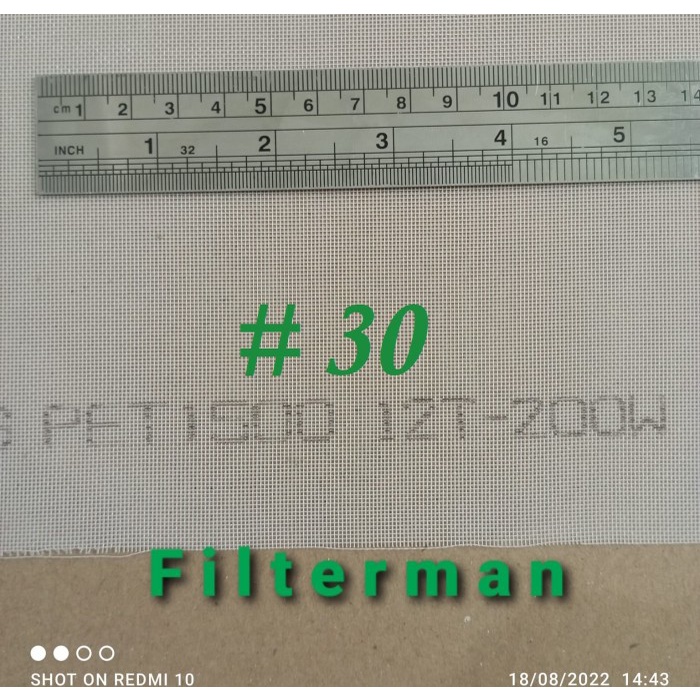 Jual Saringan Filter Air Minyak Cat Kain Kasa Nylon 500 Micron Poly ...