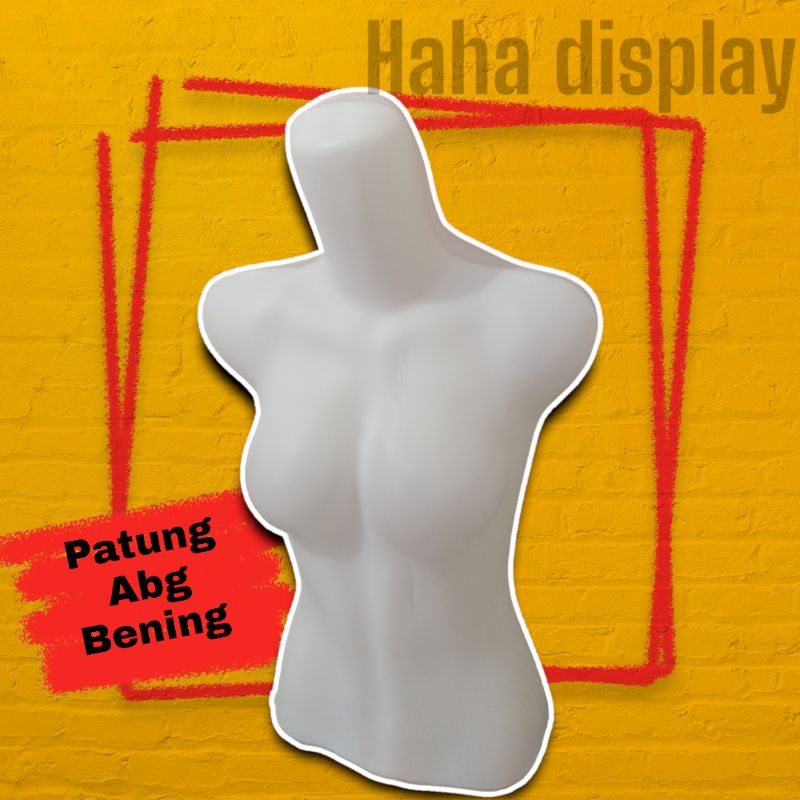 Jual Patung / manekin setengah badan wanita (display pakaian) TEBAL ...